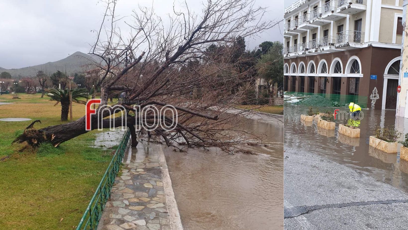 Η κακοκαιρία "σάρωσε" τη Λήμνο - Έκκληση του Δήμου για περιορισμό ...
